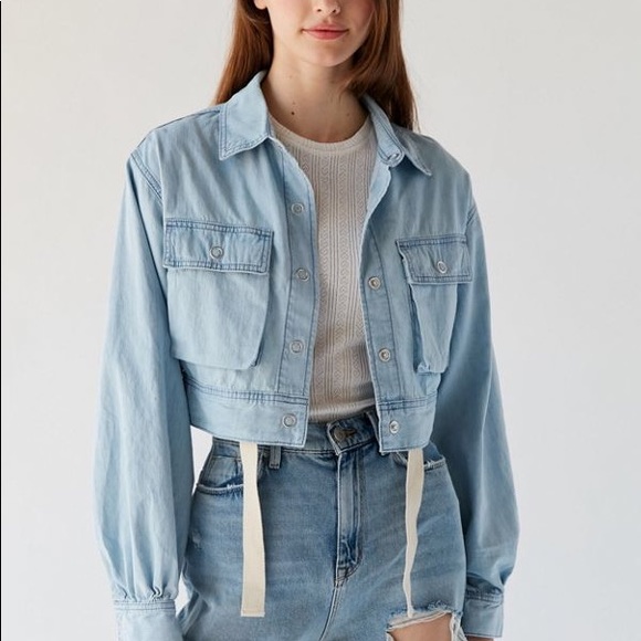 BDG | Jackets & Coats | Uo Bdg Jules Puff Sleeve Cropped Jacket | Poshmark